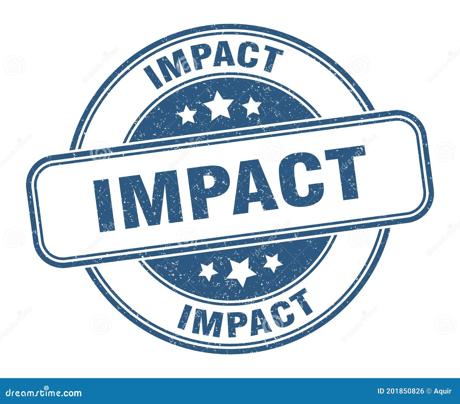 Impact Stamp. Impact Round Grunge Sign Stock Vector - Illustration of ...