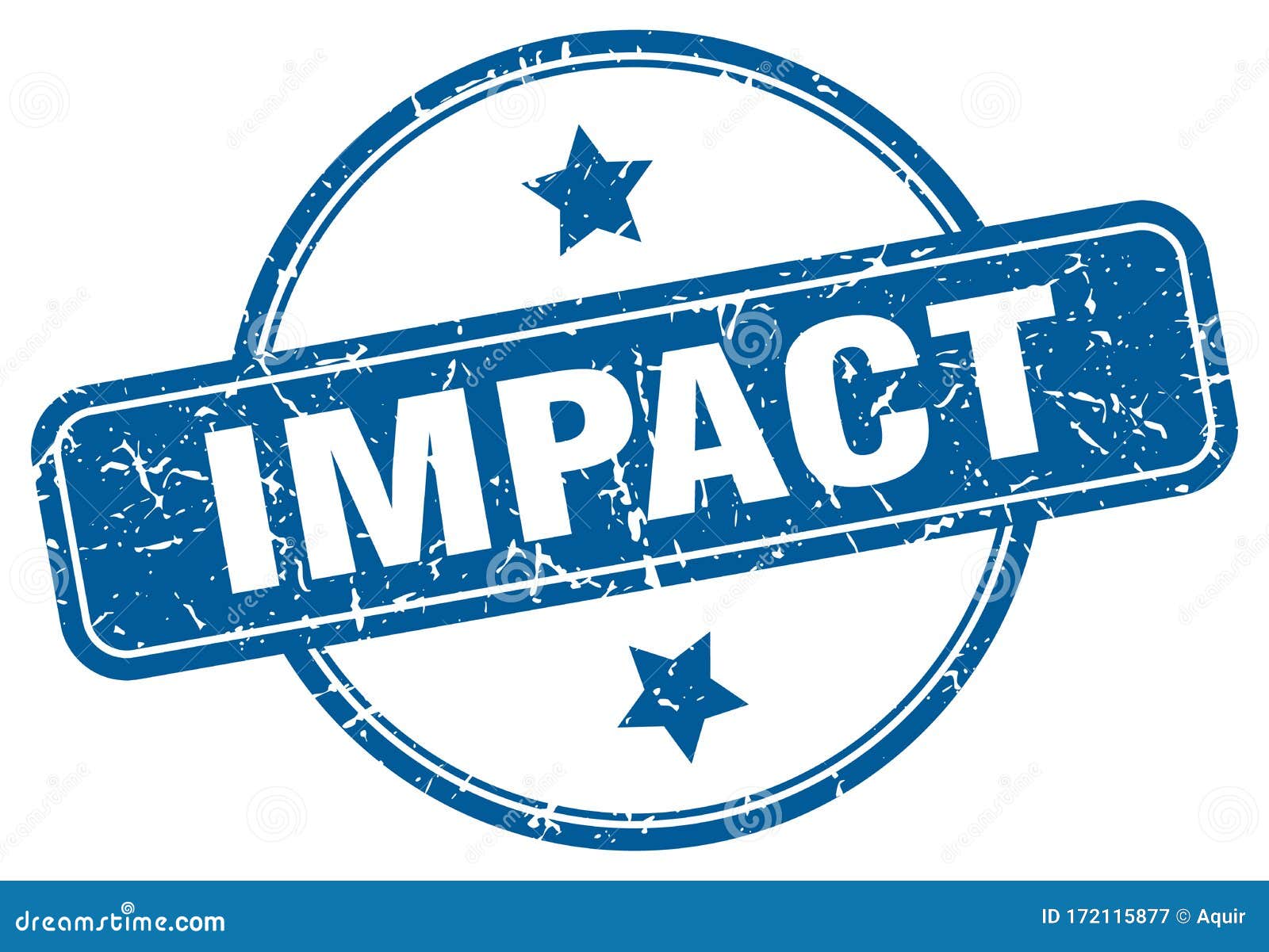 Impact Stamp. Impact Round Grunge Sign Stock Vector - Illustration of ...
