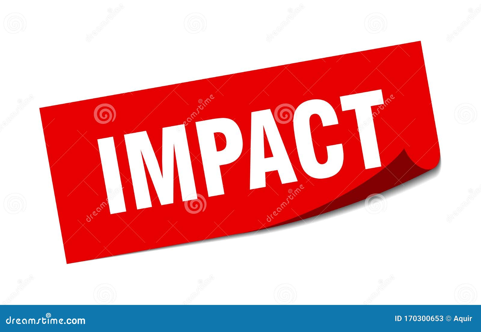 Impact Sticker. Impact Square Sign Stock Vector - Illustration of badge ...