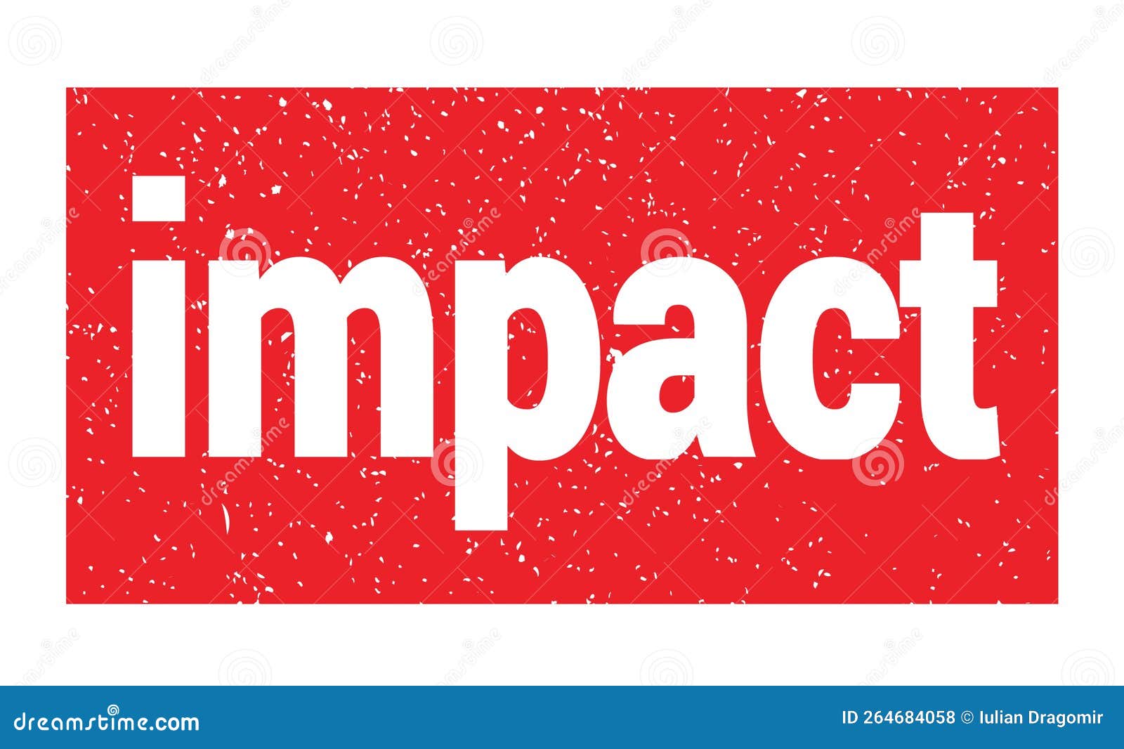 Impact Text Written on Red Stamp Sign Stock Illustration - Illustration ...