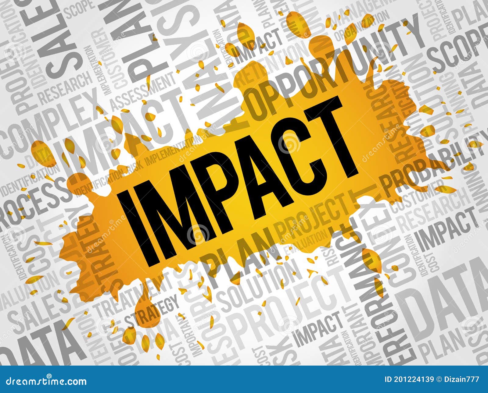 Impact Word Cloud Stock Illustration Illustration Of Method 201224139