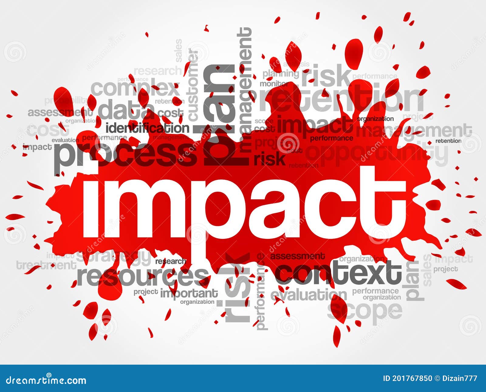 Impact Word Cloud Stock Illustration Illustration Of Method 201767850