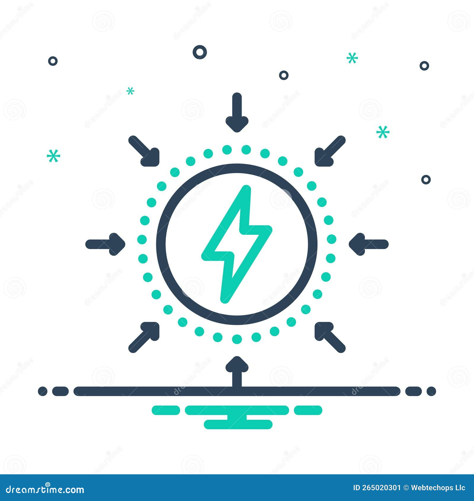 Mix Icon for Impacts, Effect Nd Bolt Stock Vector - Illustration of ...