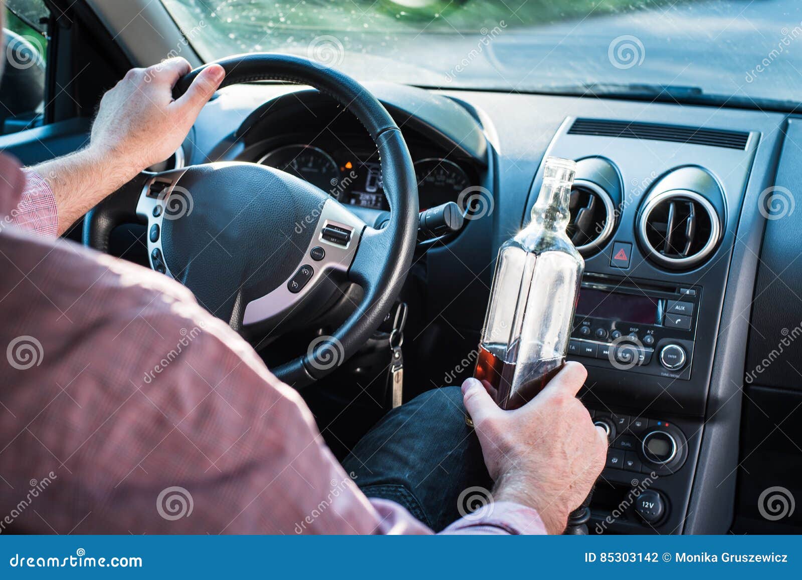 Impaired Vision after Alcohol. Stock Photo - Image of danger, accident ...