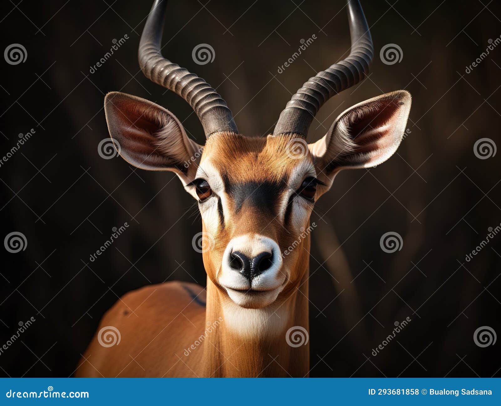 Impala stock illustration. Illustration of wild, nature - 293681858