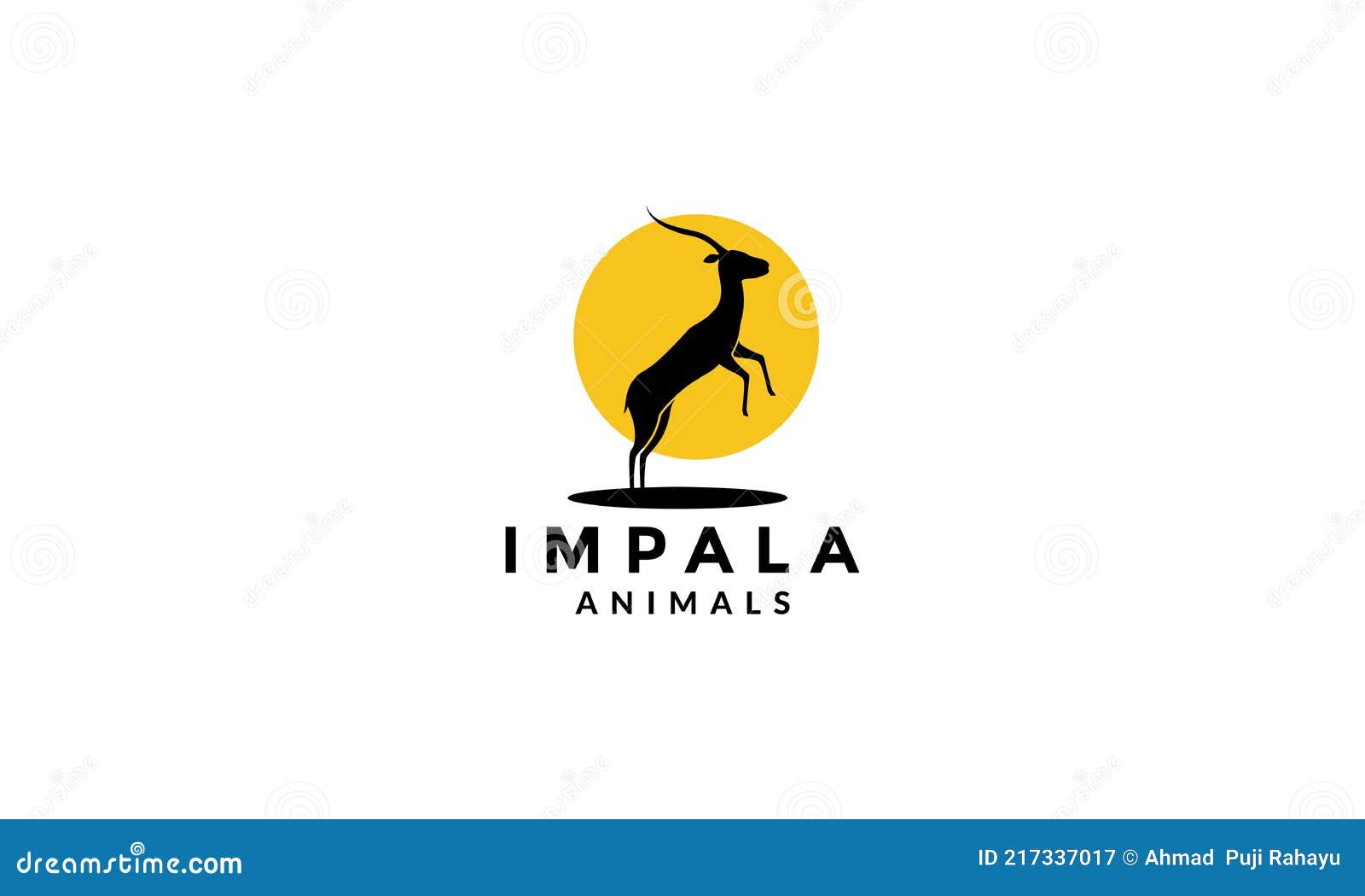 Impala Silhouette Vector Illustration | CartoonDealer.com #295748812