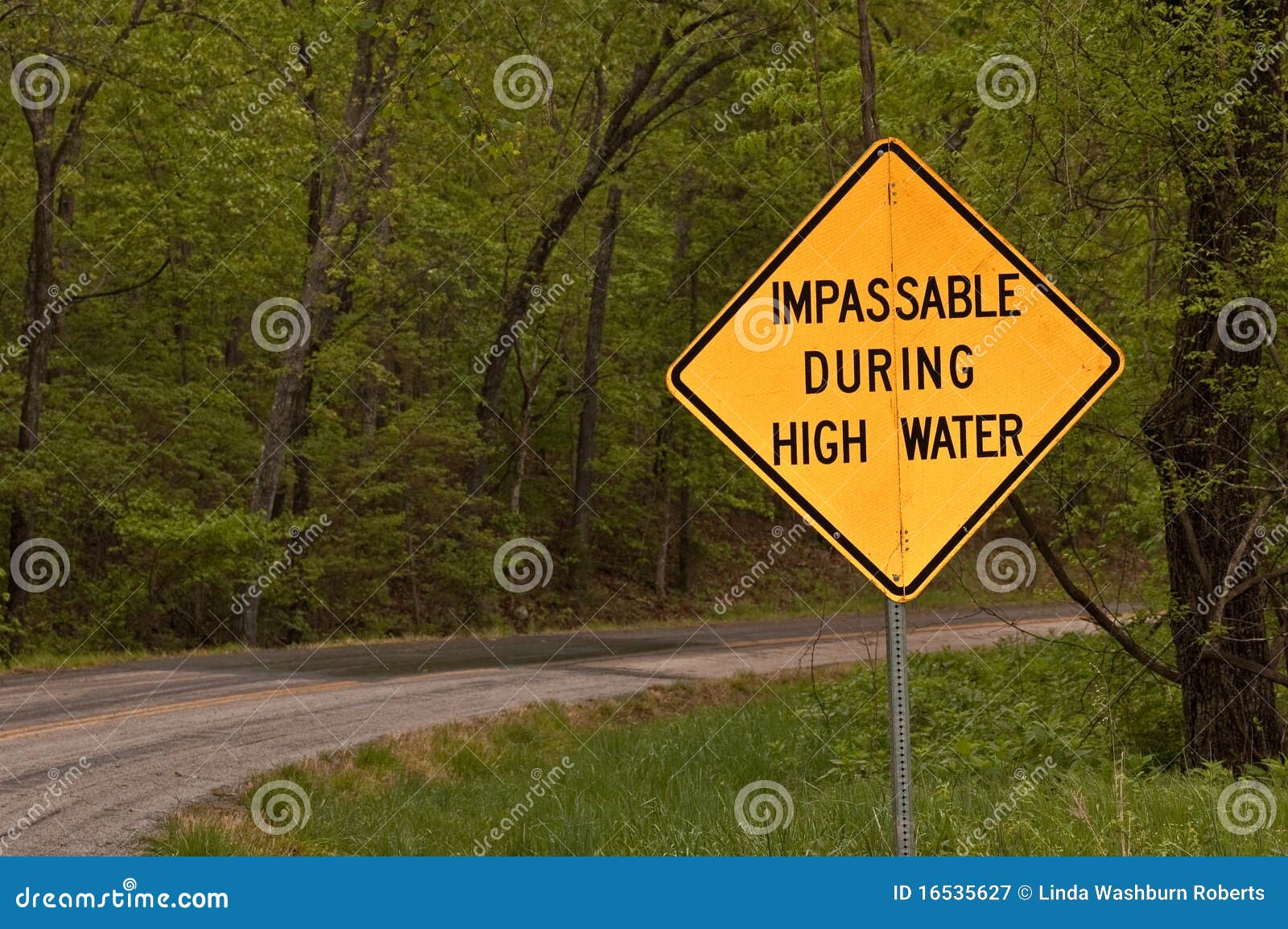 Impassable stock image. Image of transportation, sign - 16535627