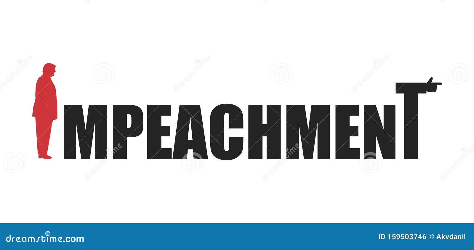 Impeachment stock vector. Illustration of america, deposed - 159503746
