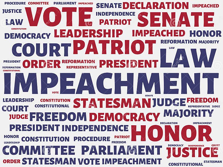 IMPEACHMENT - Image with Words Associated with the Topic IMPEACHMENT ...