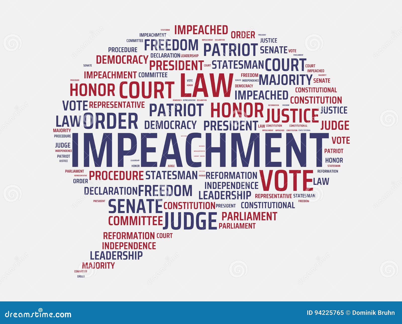 Impeachment Word Cloud Vector Illustration | CartoonDealer.com #204481730