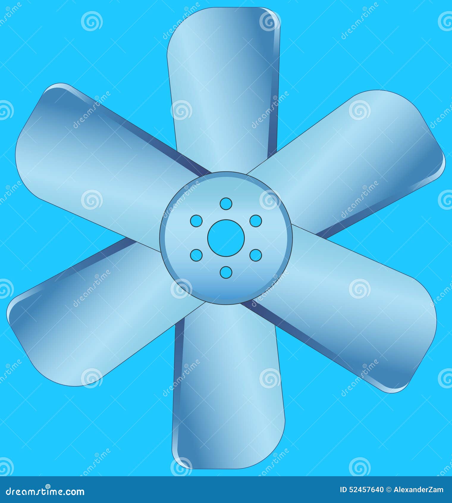 Impeller stock vector. Illustration of aircraft, blowing - 52457640