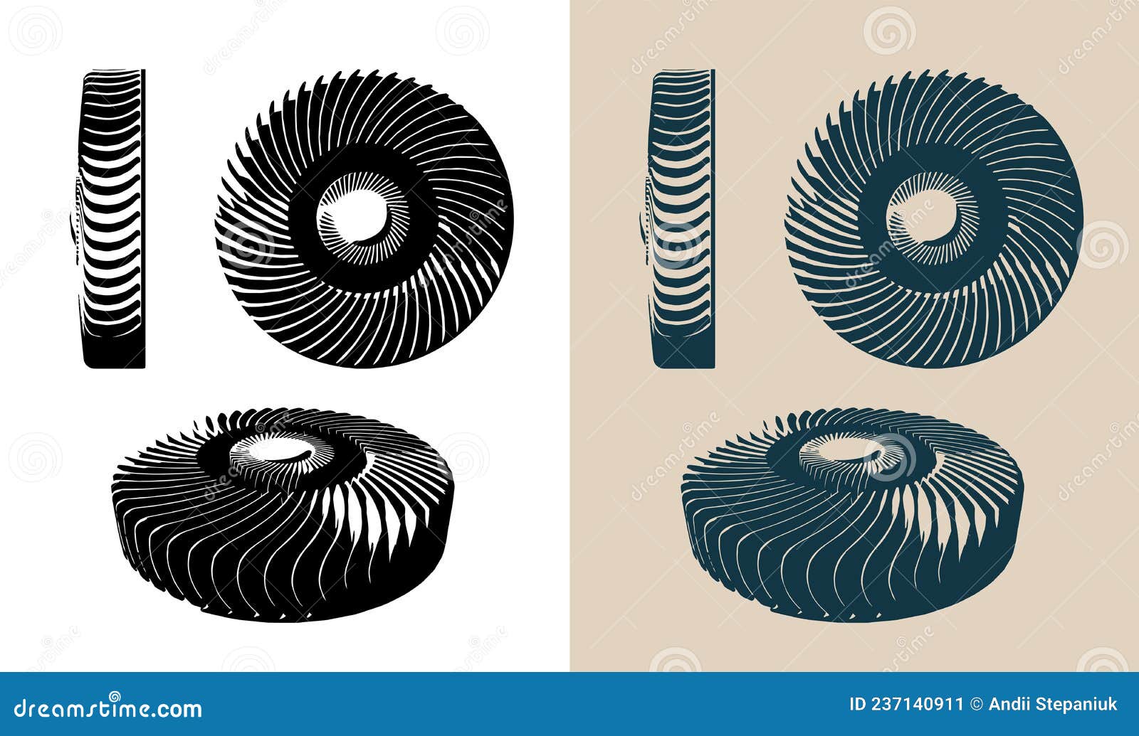 Impeller illustrations stock vector. Illustration of development ...