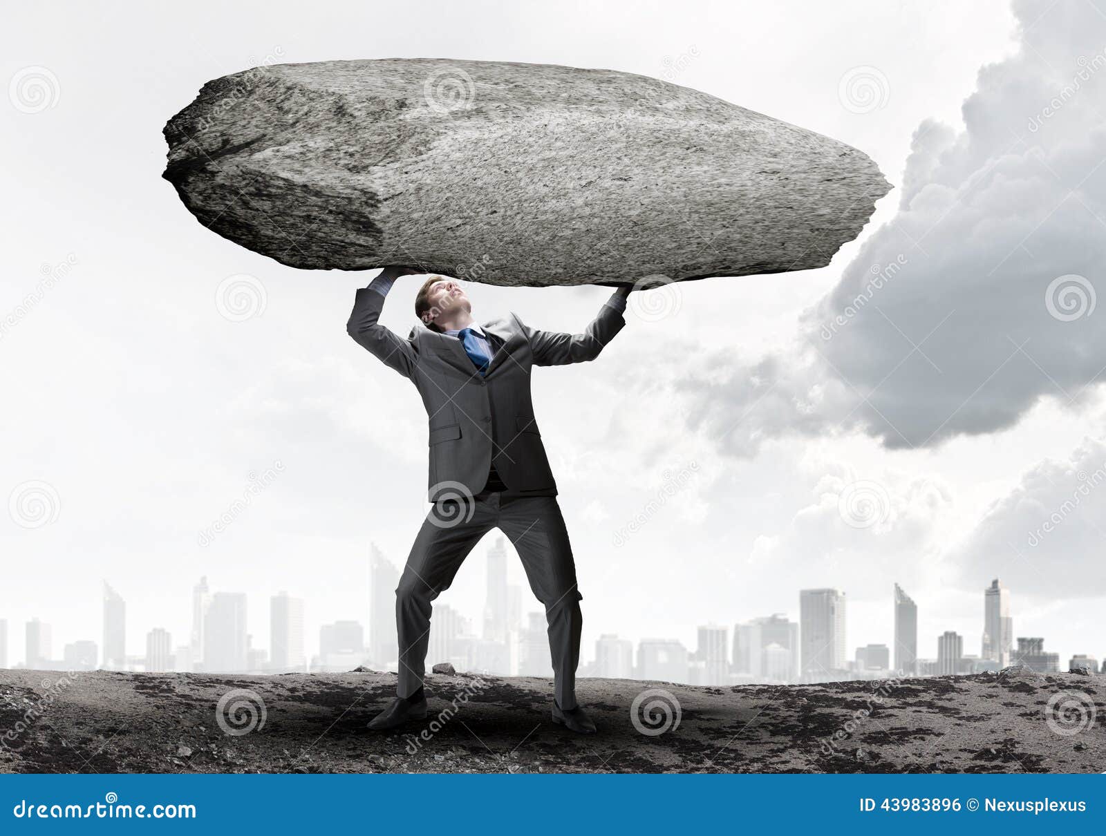 Impending problems stock photo. Image of heavy, action - 43983896