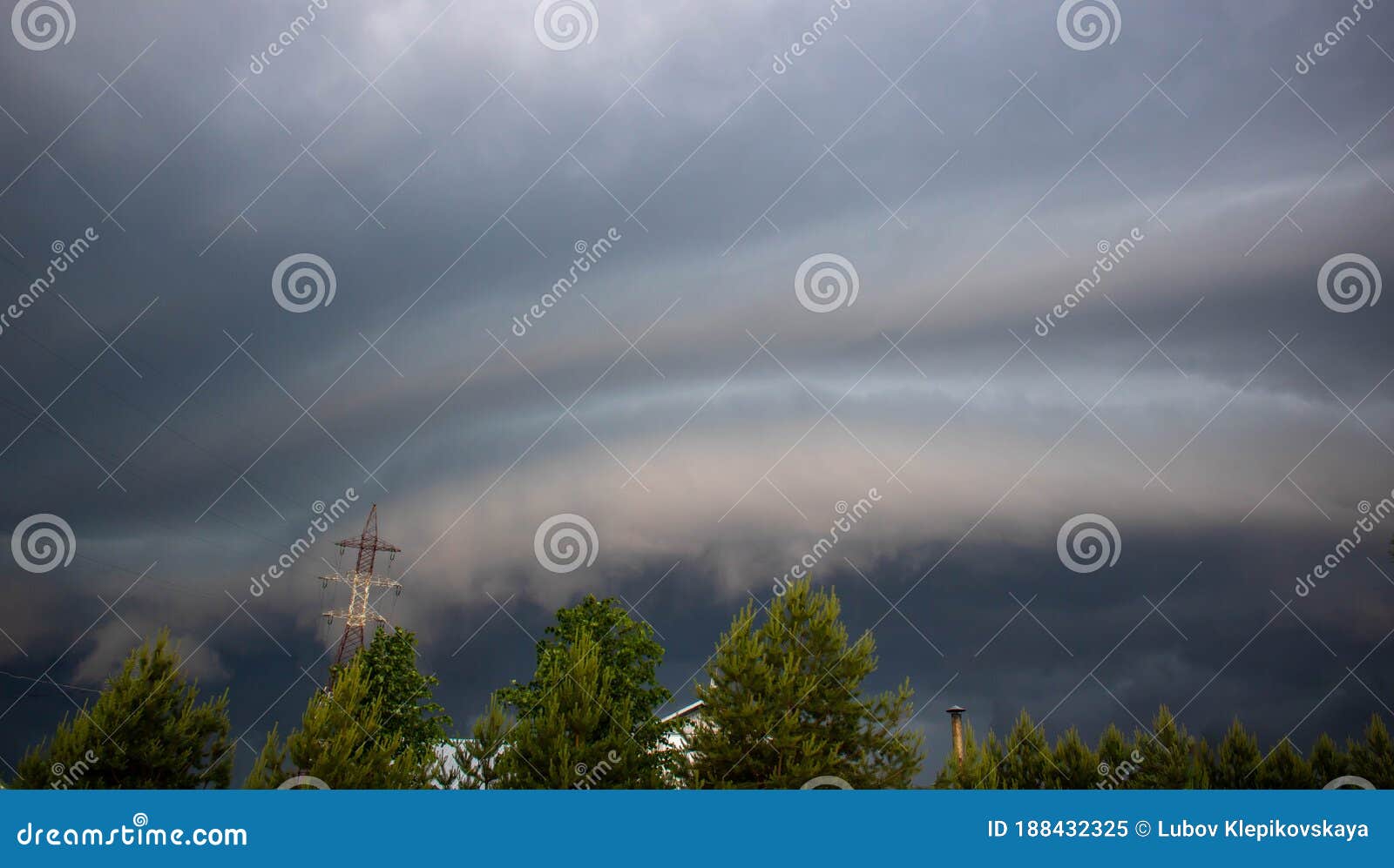 The Impending Squall, Storm and Rain. Steppe Approaching Storm ...
