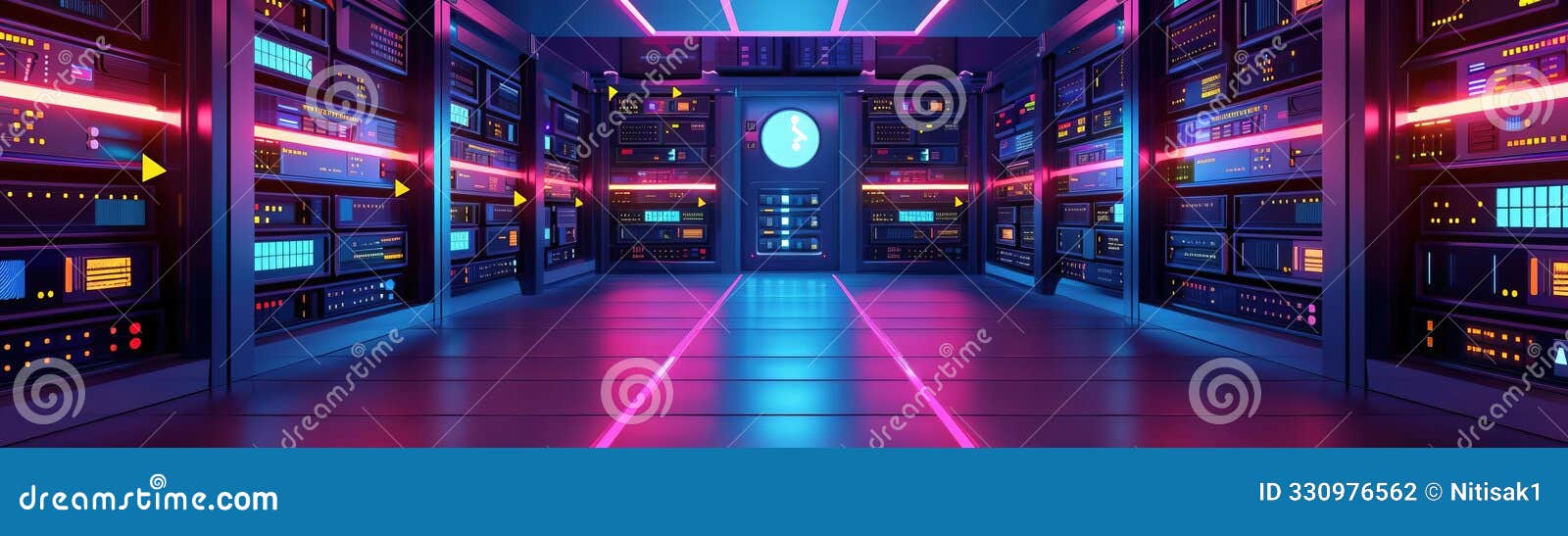 Cybersecurity Fortress A Visual Representation Of Threat Detection And