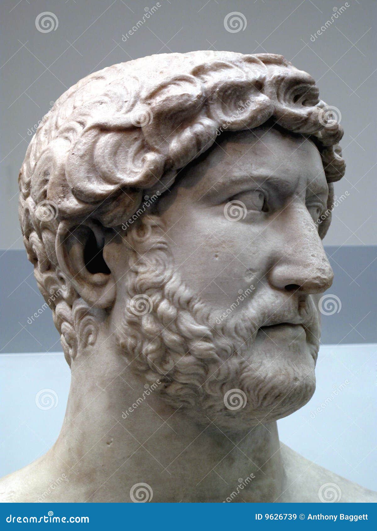 Imperatore Di Hadrian Di Roma Da AD117-138. Immagine Stock - Immagine ...