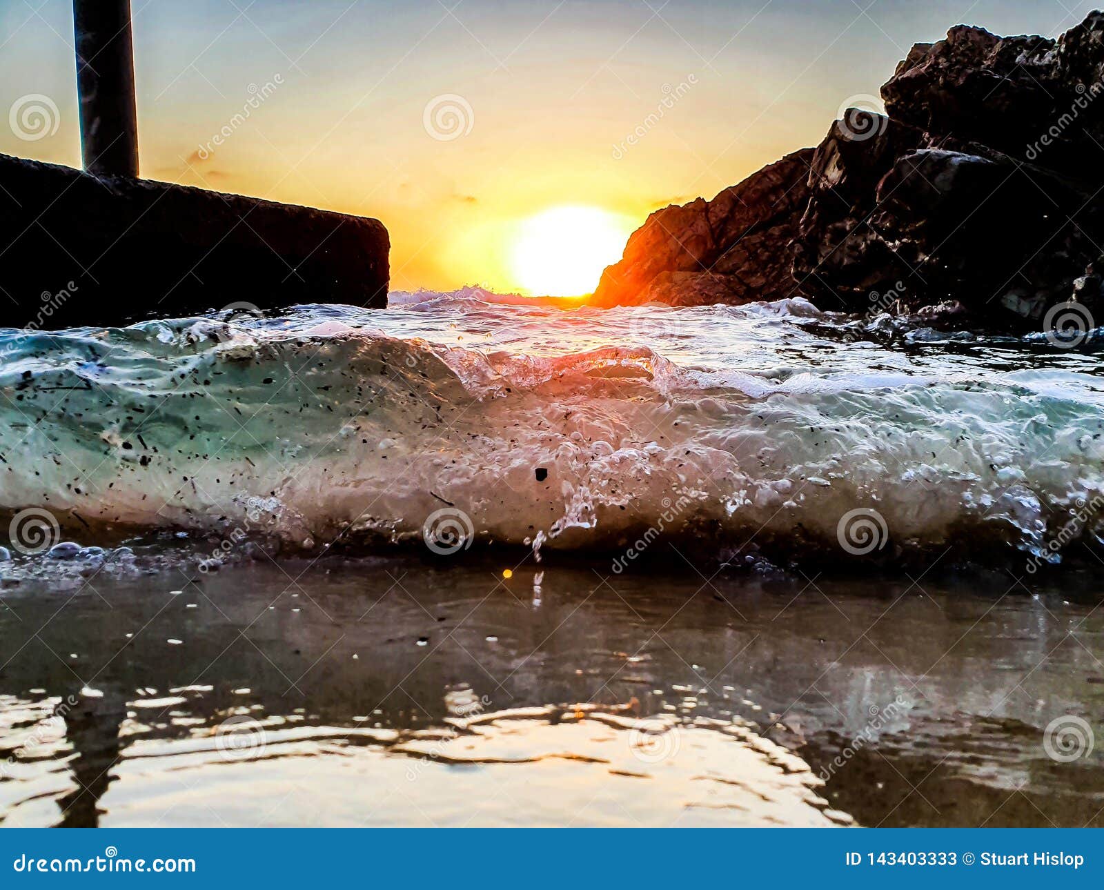 Imperfect glass stock image. Image of glass, wave, sunrise - 143403333