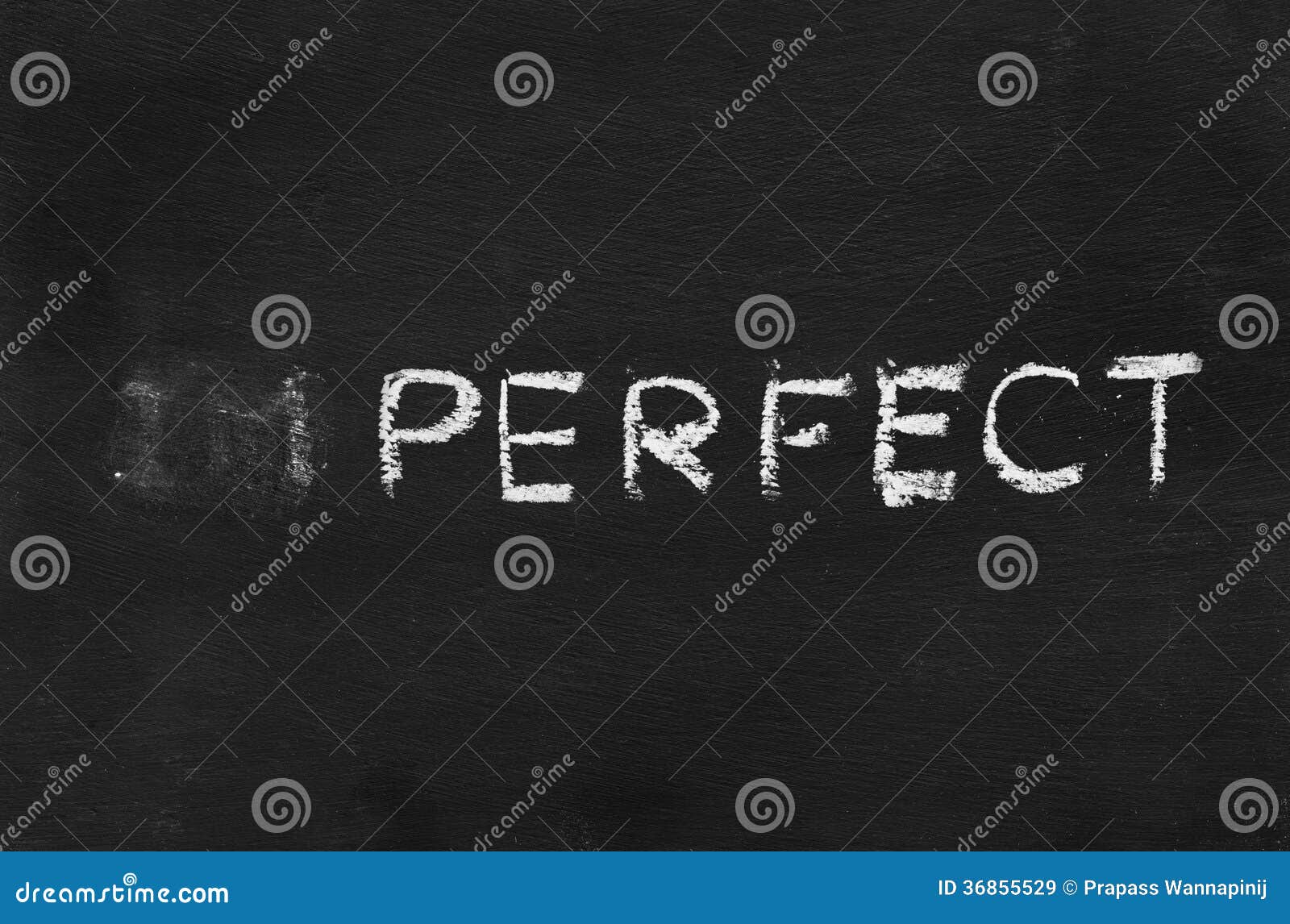 Imperfect Hand Writing Sign Stock Image - Image of goal, conceptual ...