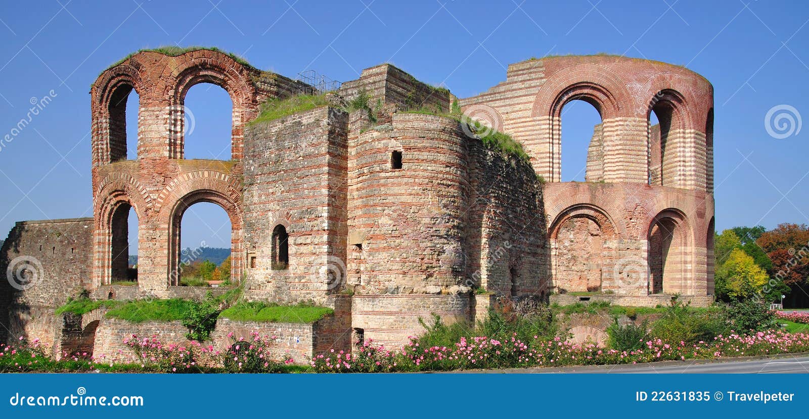 Imperial Baths,Kaiserthermen,Trier,Germany Stock Image - Image of ...