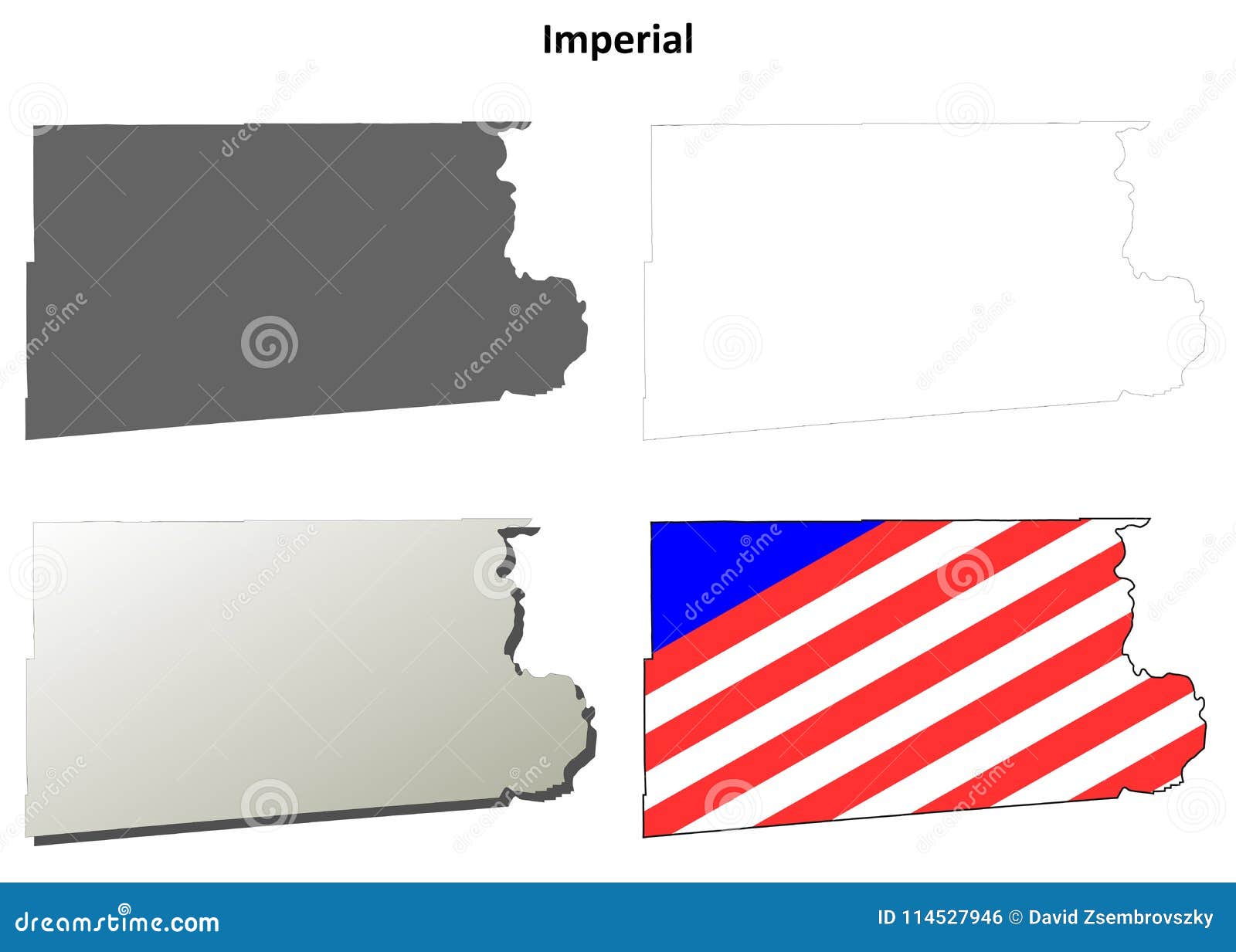 California: Imperial County Map Vector Illustration | CartoonDealer.com ...