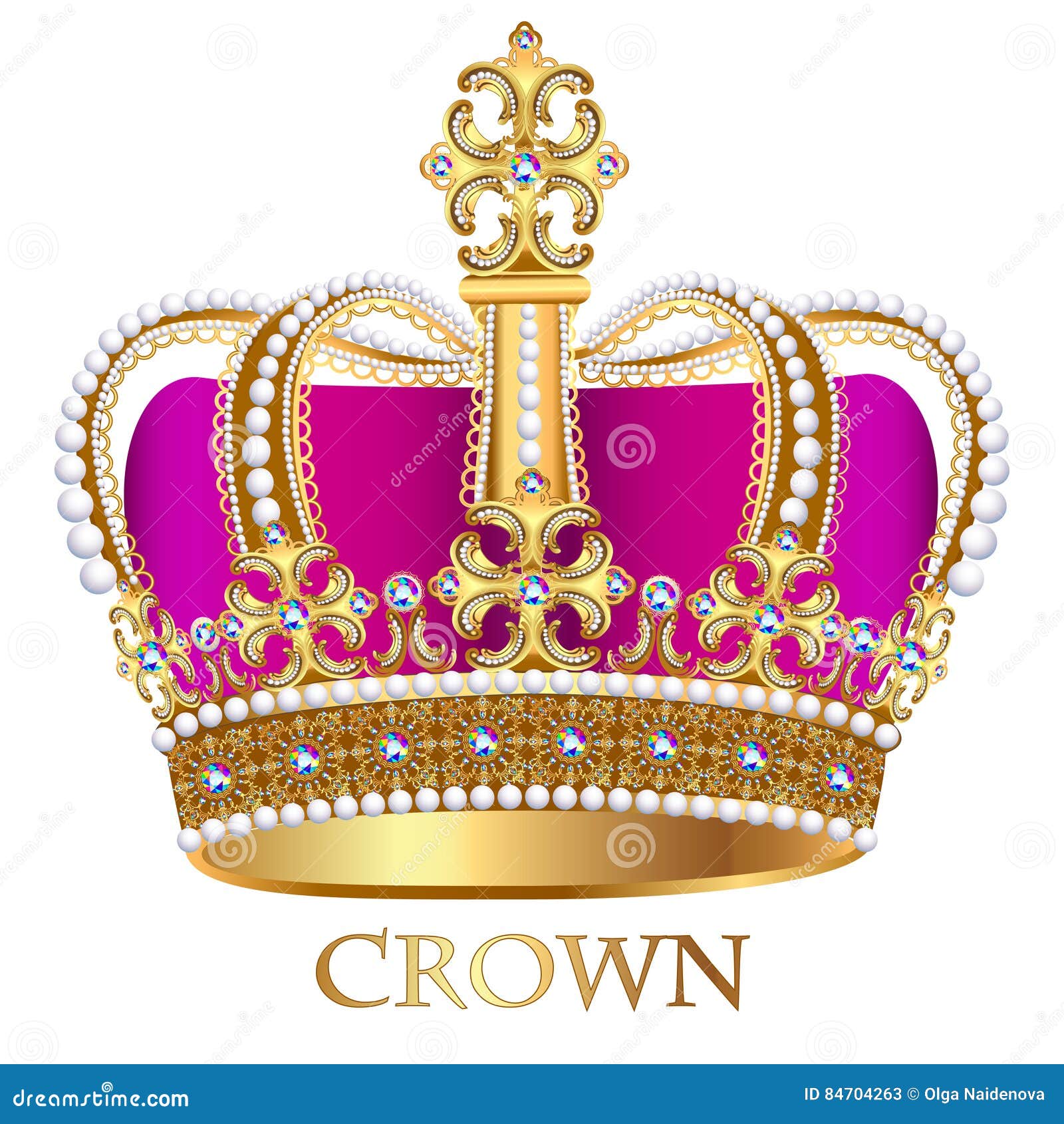 Imperial Crown Of Russia. National Symbol Of A Mighty Power. Vintage ...