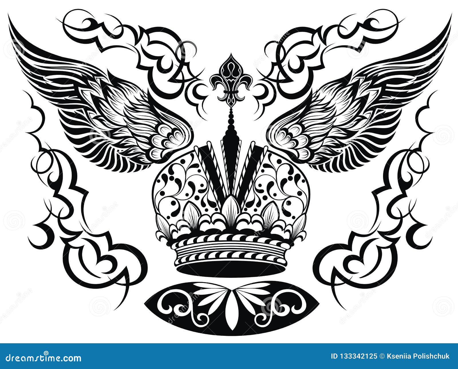 Imperial Crown. Vector Illustration Stock Vector - Illustration of ...