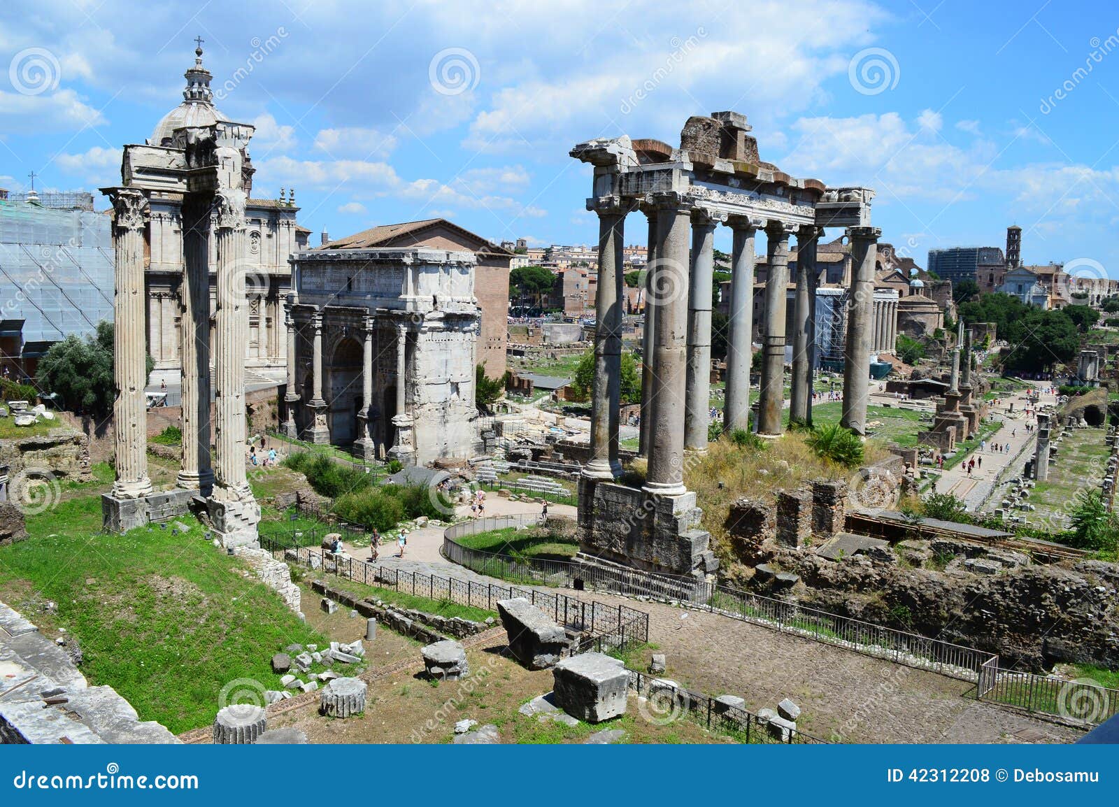 Imperial forum rome italy stock photo. Image of forum - 42312208