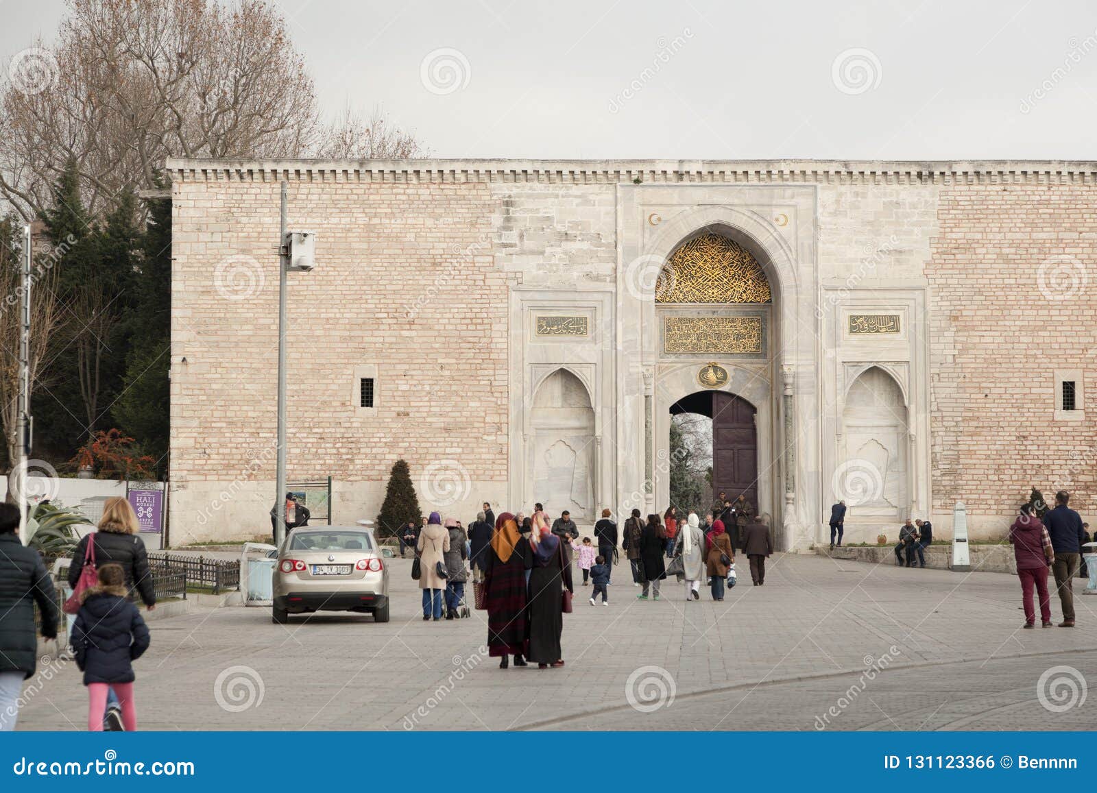 Imperial Gate Mosaic In Hagia Sophia Museum Editorial Photo ...