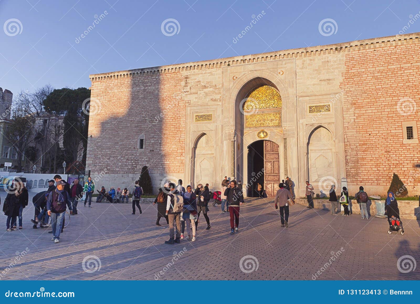 Imperial Gate Mosaic In Hagia Sophia Museum Editorial Photo ...