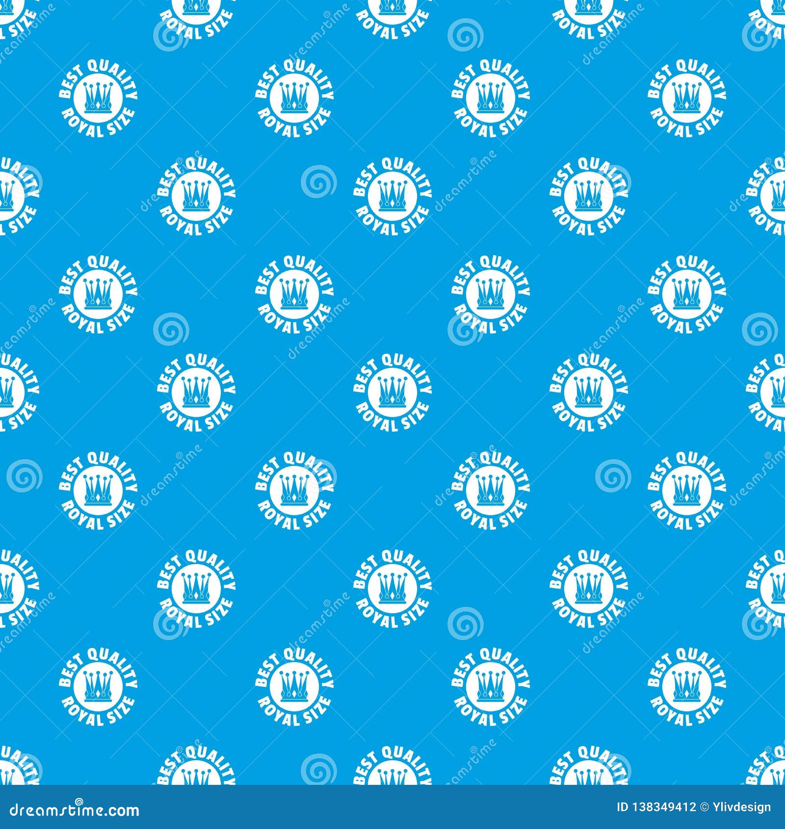 Imperial Pattern Vector Seamless Blue Stock Vector - Illustration of ...