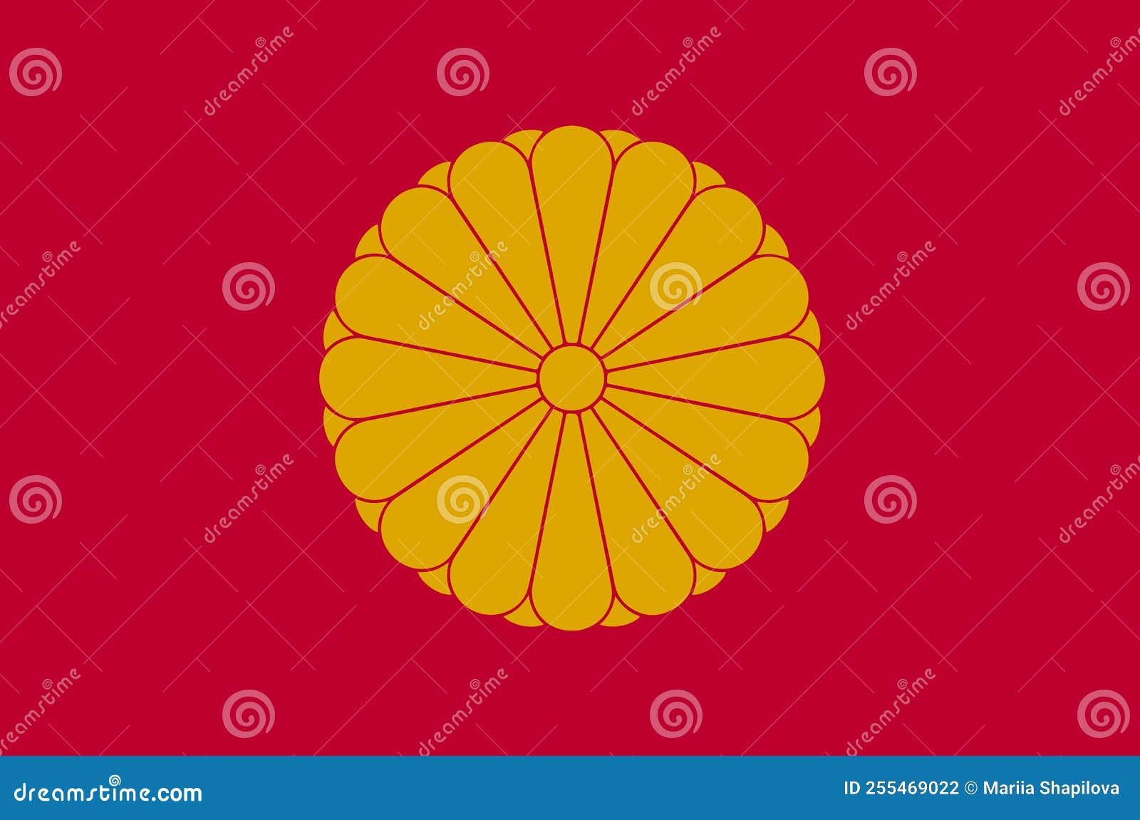 Imperial Standard of the Emperor of Japan Stock Vector - Illustration ...