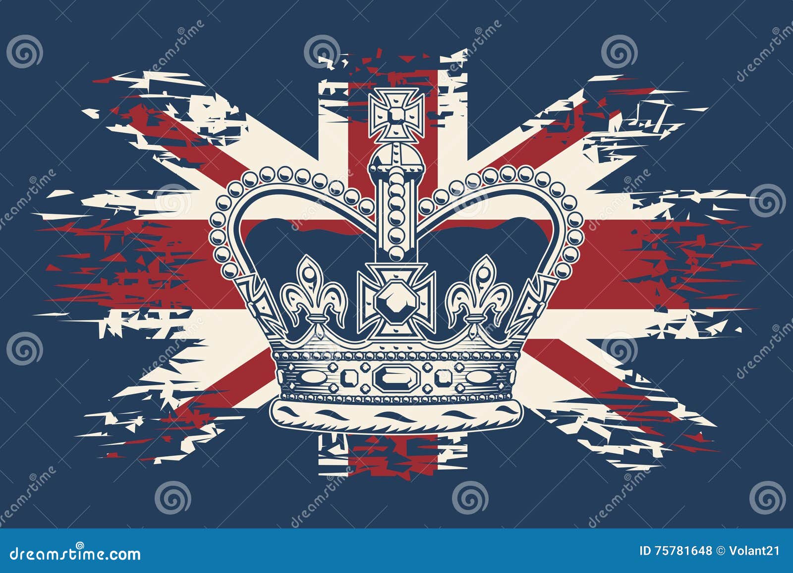 Imperial State Crown Of The UK Cartoon Vector | CartoonDealer.com ...