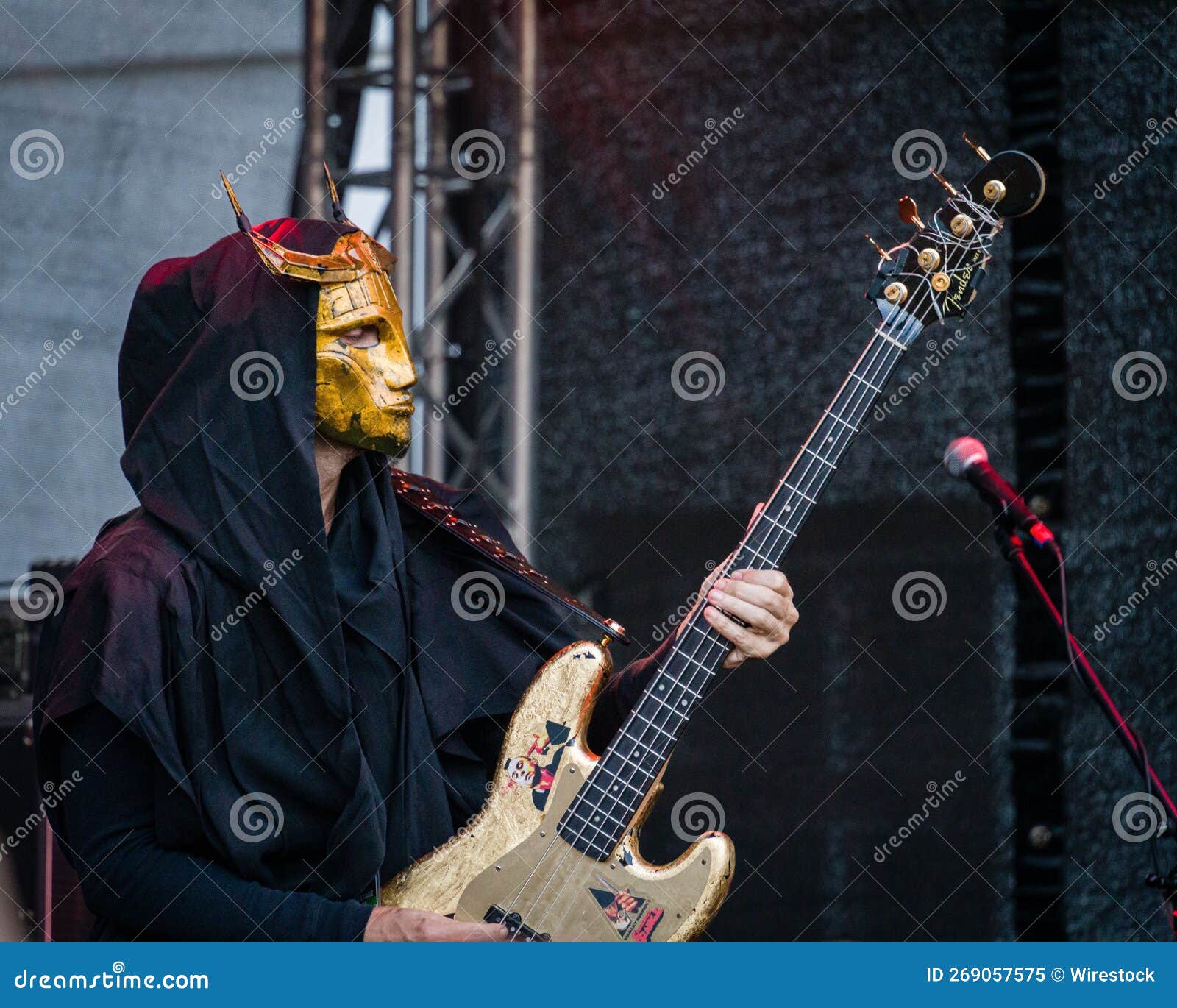 Imperial Triumphant Performing on Brutal Assault 2022 Editorial Image ...
