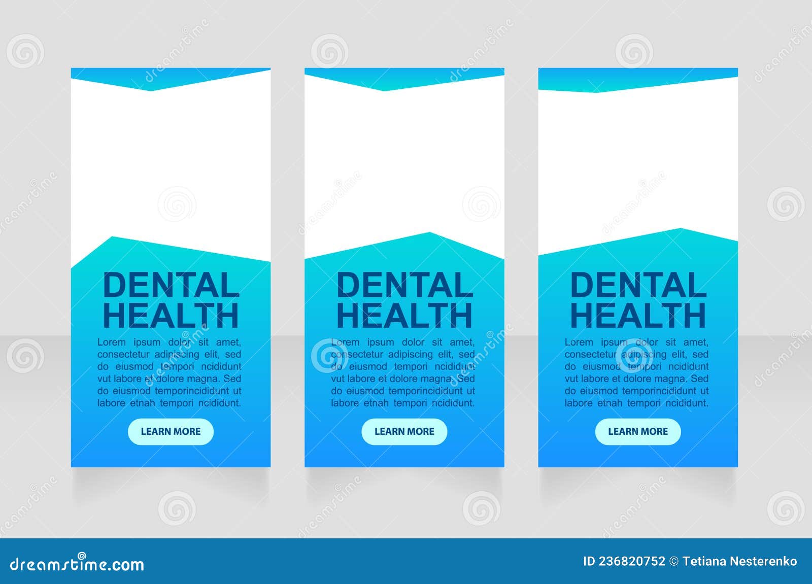 Implant Dentistry Courses Web Banner Design Template Stock Vector ...