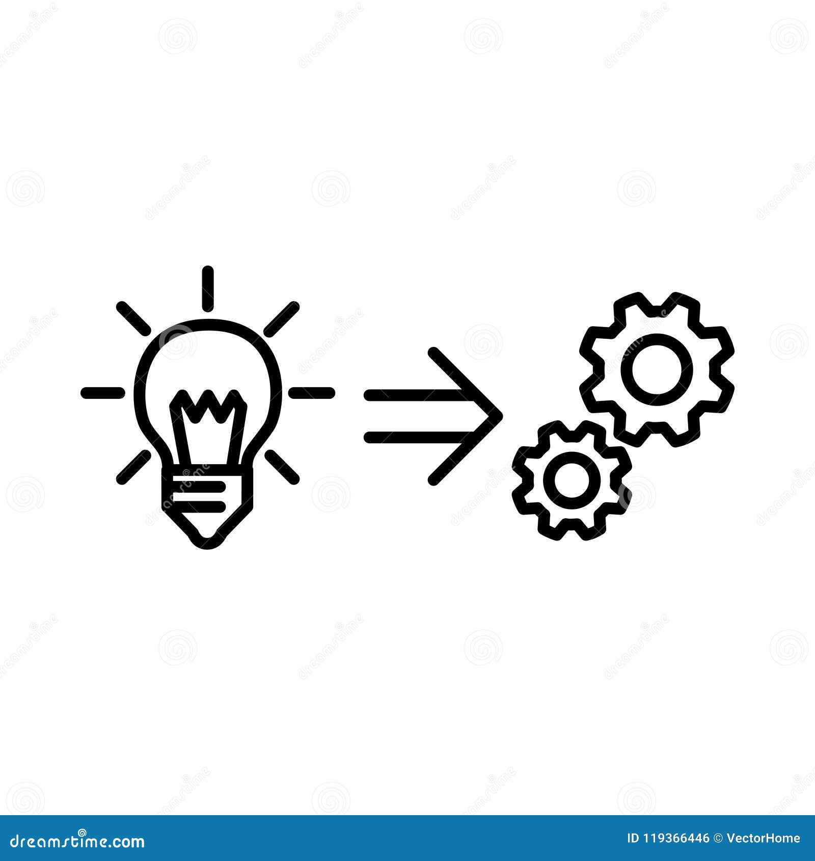 Implementatiepictogram, Vectorillustratie Vector Illustratie ...