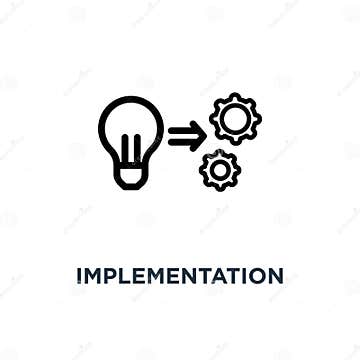 Implementation Icon. Implementation Concept Symbol Design, Vecto Stock ...
