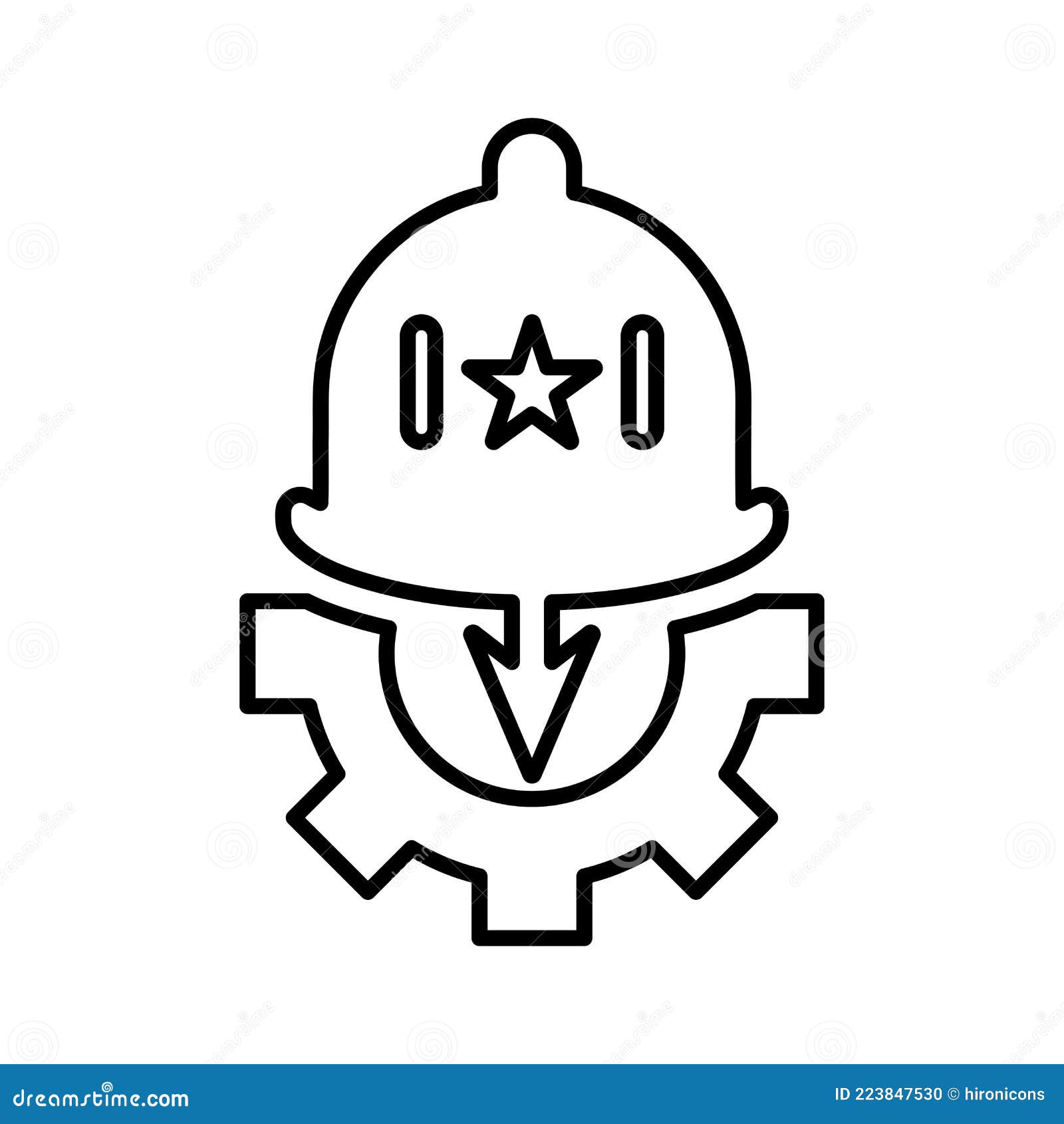 Implementation, Integration, Equipment, Engineering Outline Icon Stock ...