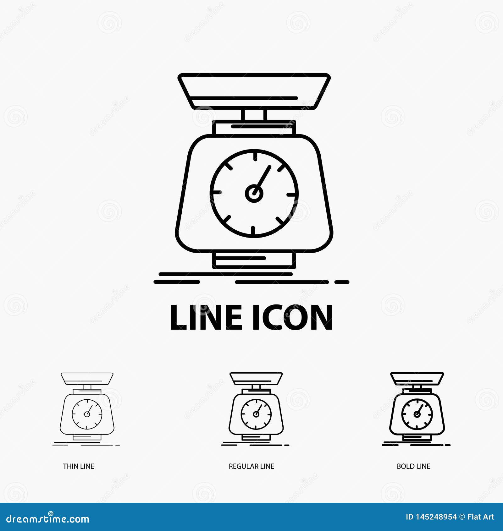 Implementation, Mass, Scale, Scales, Volume Icon in Thin, Regular and ...