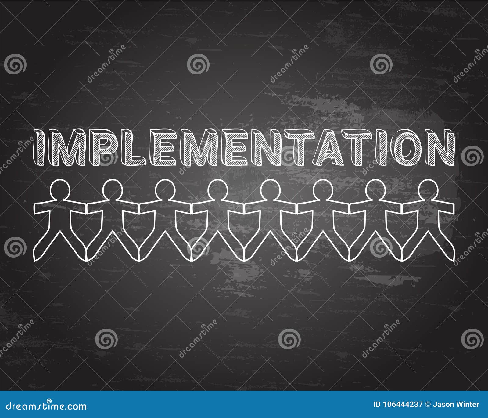 Implementation Paper People Cartoon Vector | CartoonDealer.com #103919629