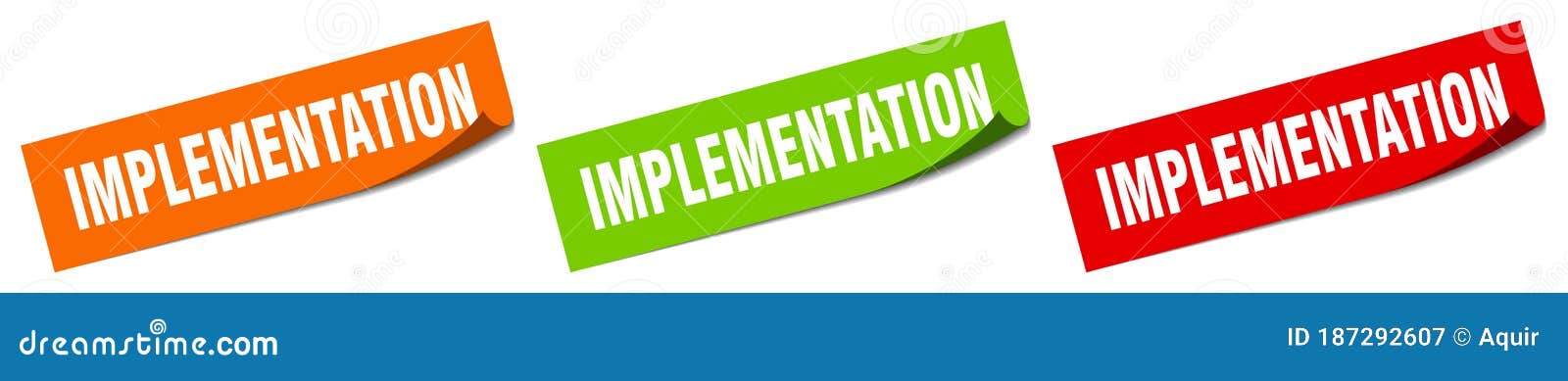 Implementation Sticker. Implementation Sign On Transparent Background ...