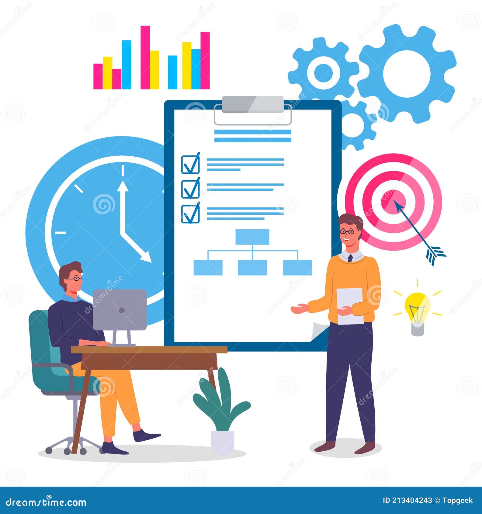 Implementing Business Solutions Side Template. Checklist, Employees ...