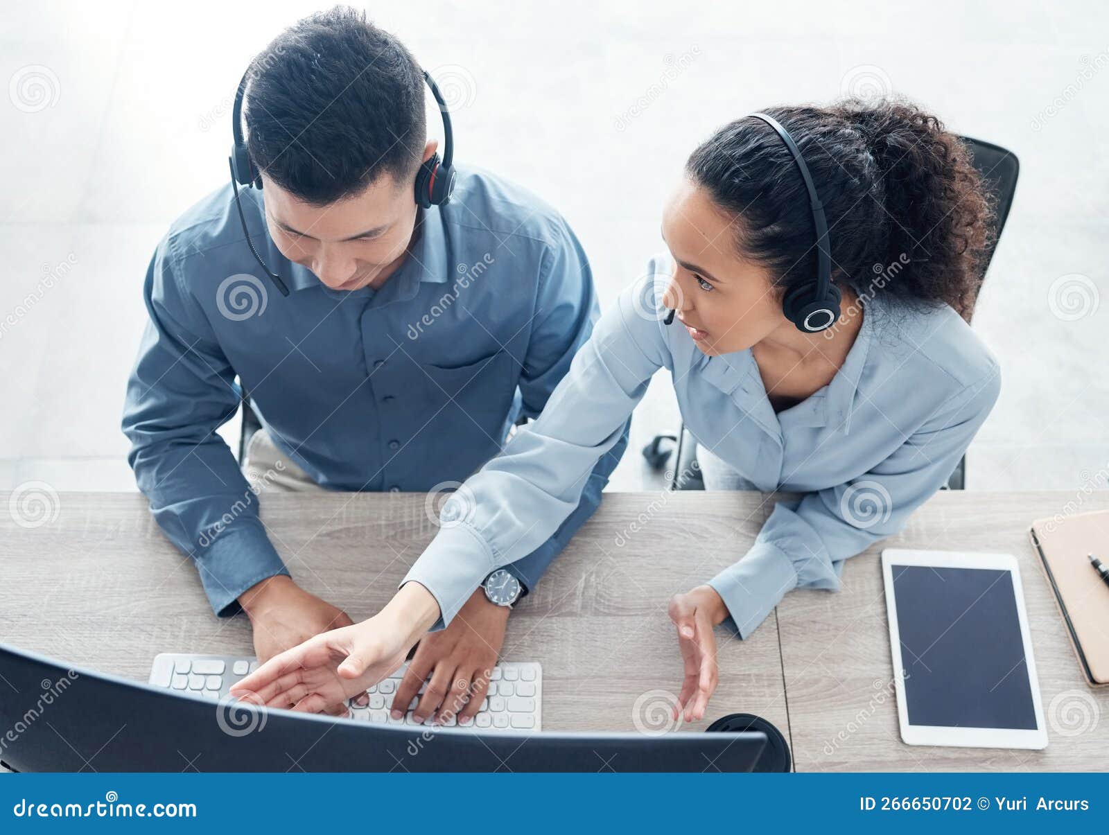 Implementing New Processes To Improved Customer Service. High Angle ...