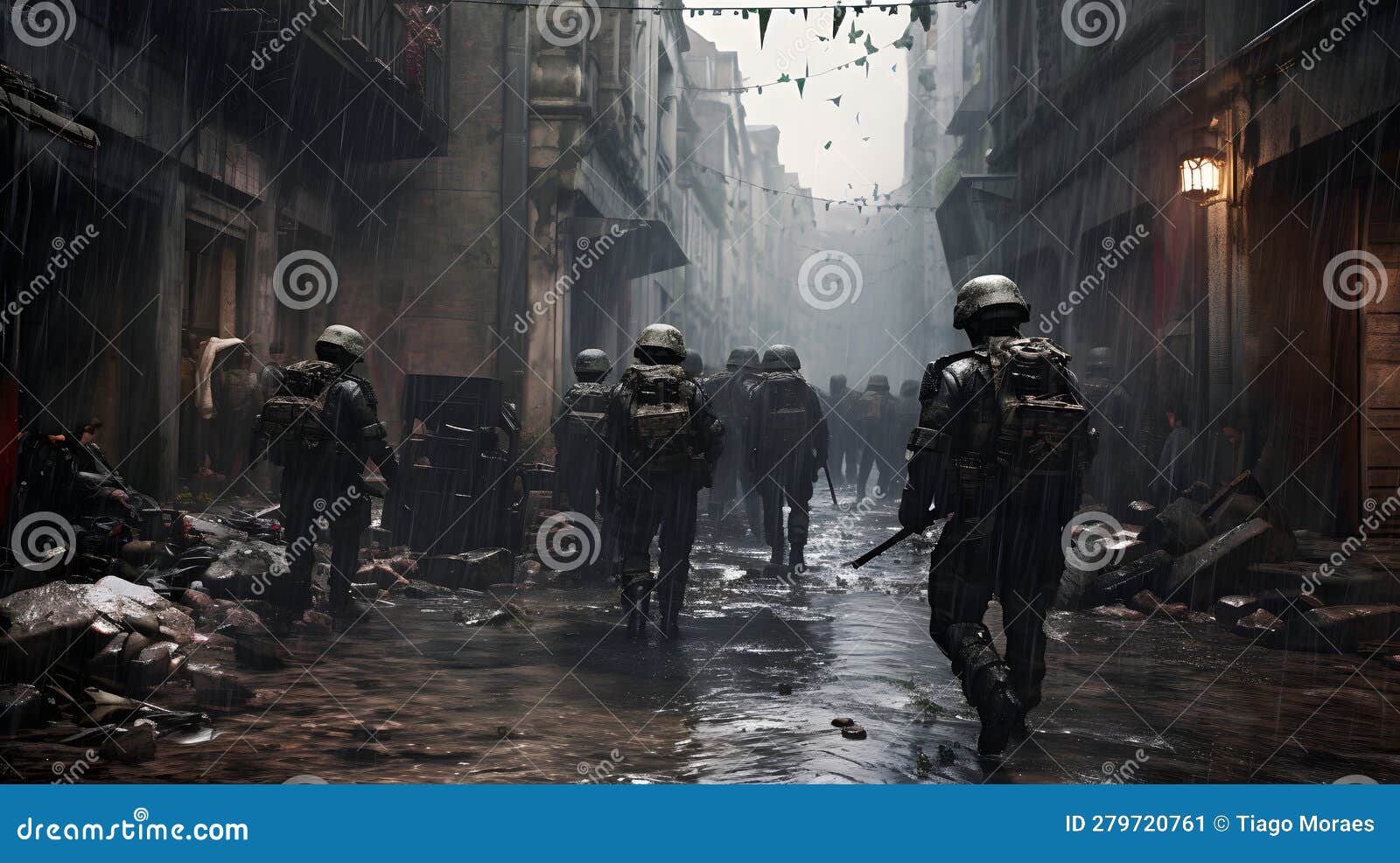 Implementing Robust Urban Security Protocols: Troops Enforce ...