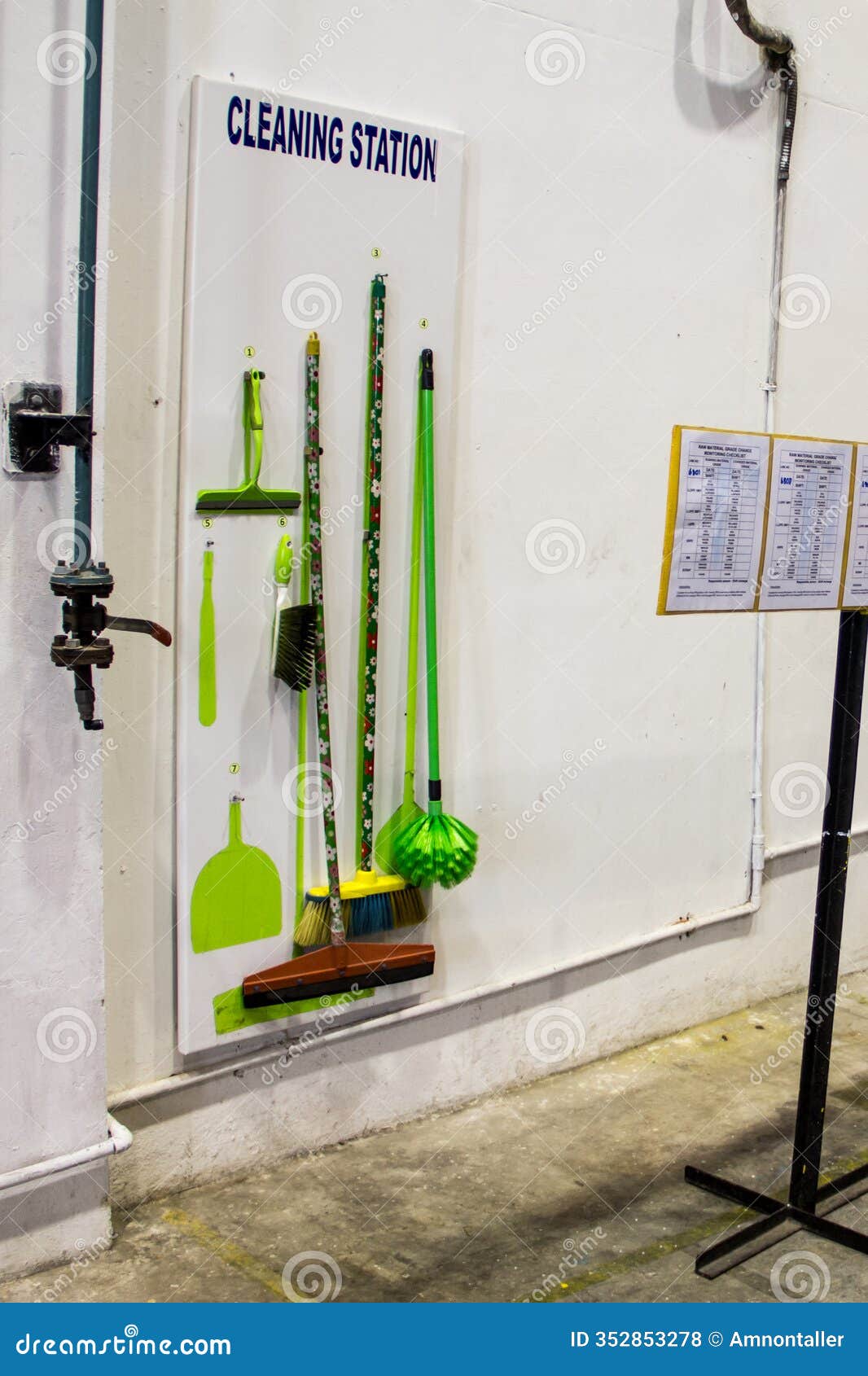 Implementation of LEAN 5S at a Cleaning Station Stock Photo - Image of ...