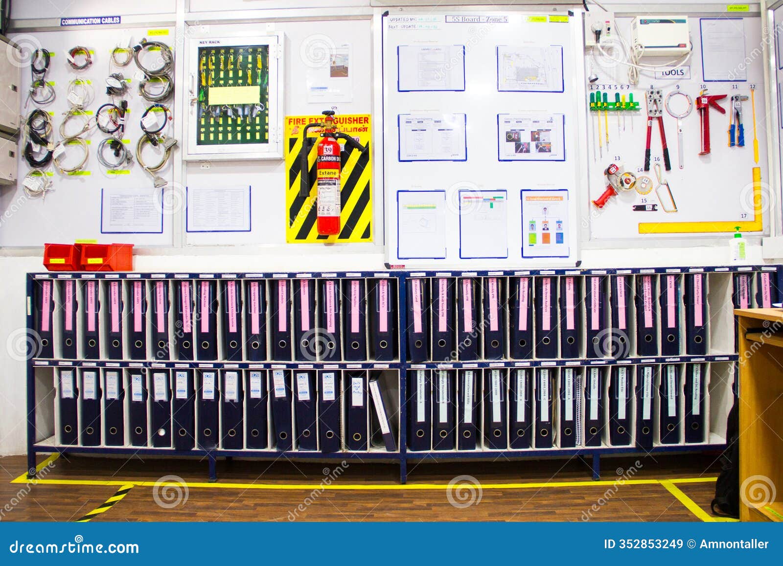 Implementation of LEAN 5S at the Office Stock Image - Image of ...