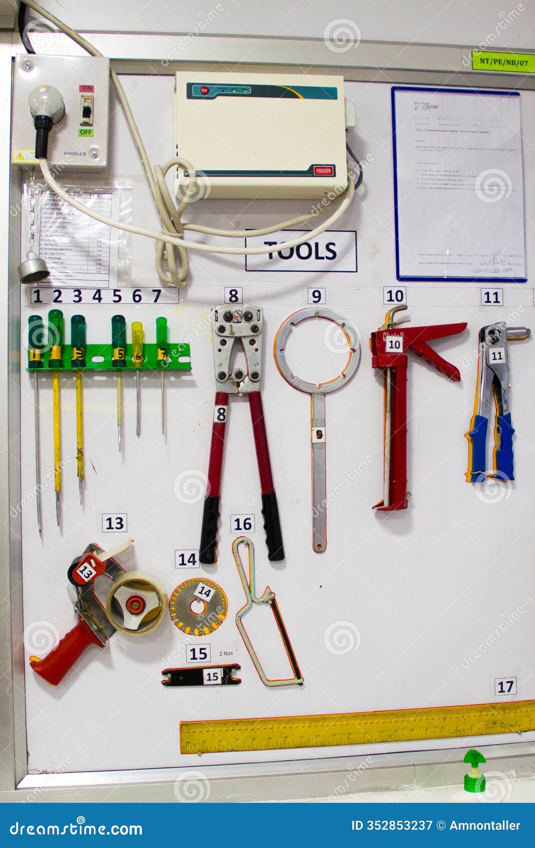 Implementation of LEAN 5S with Tools Stock Image - Image of ...