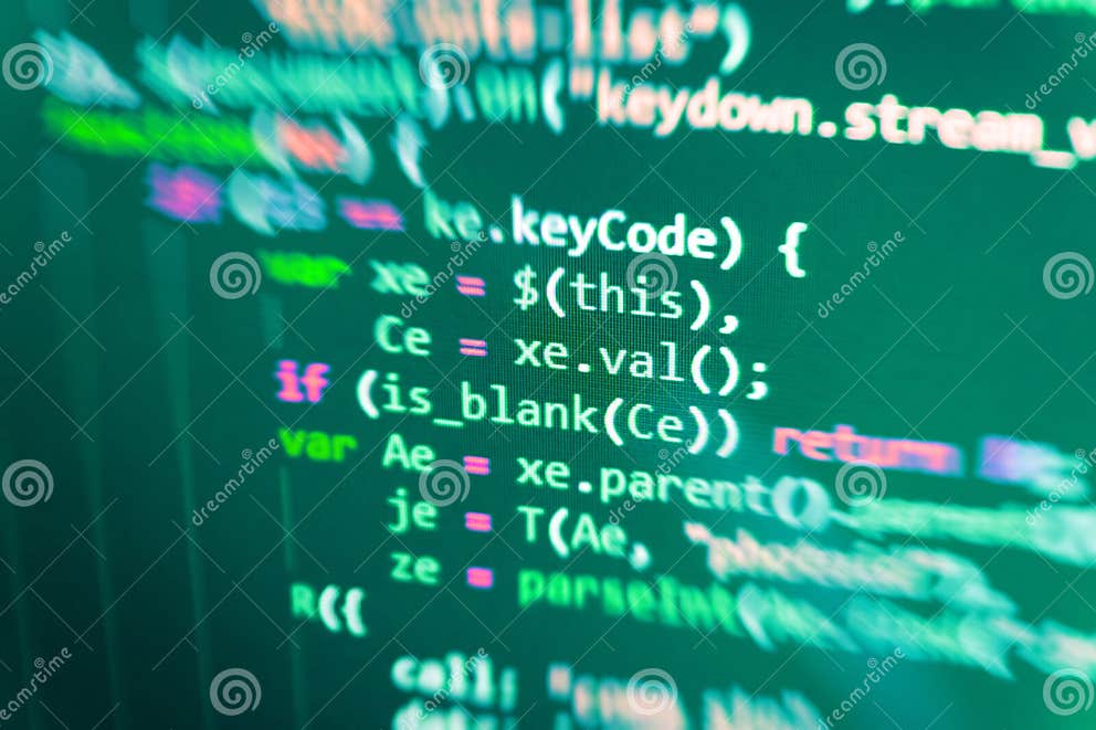 Implementing SEO Concepts for Better SERP. Stock Photo - Image of blue, html: 118691422