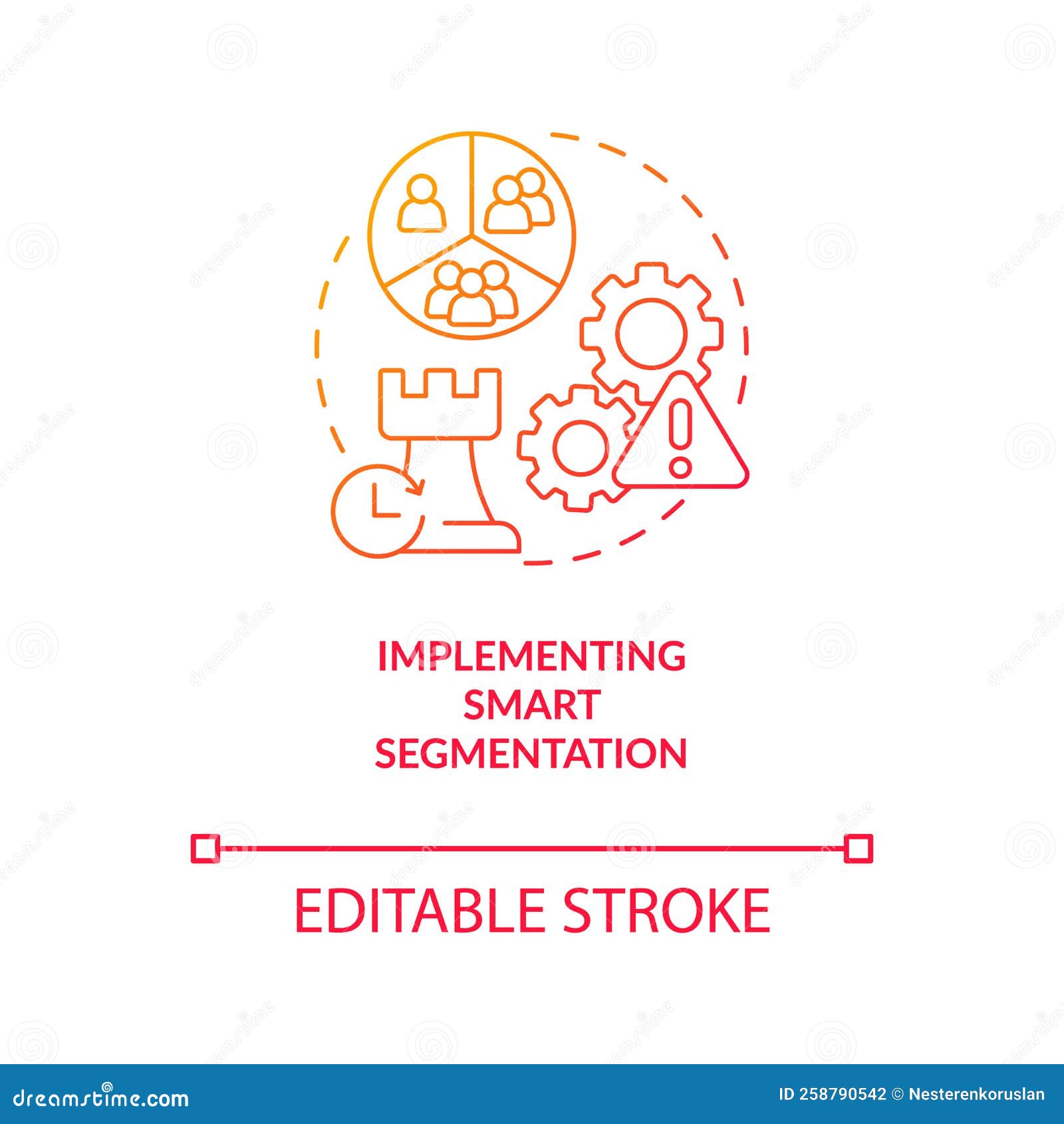 Implementing Line Icons Collection. Integrating, Executing, Applying, Enacting, Launching ...