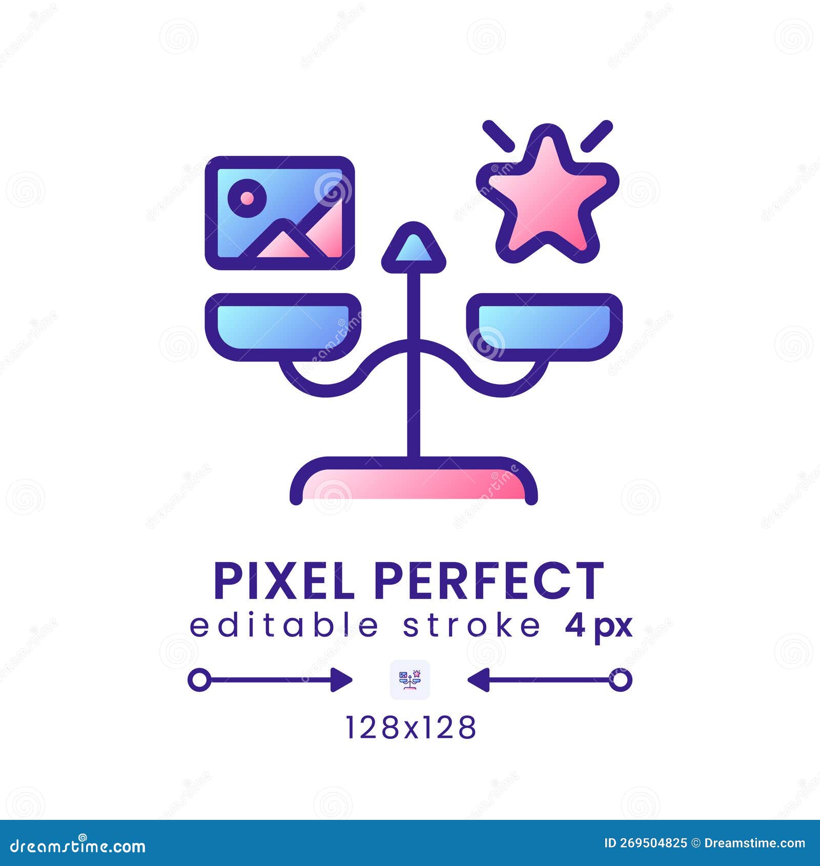 Implicit Association Testing Gradient Fill Desktop Icon Cartoon Vector ... Implicit Association Testing Gradient Fill Desktop Icon Cartoon Vector ...