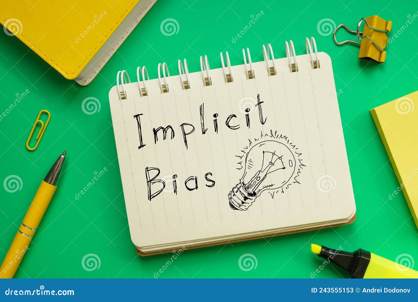Implicit Bias Symbol. Concept Words Implicit Bias Typed On White Paper ...